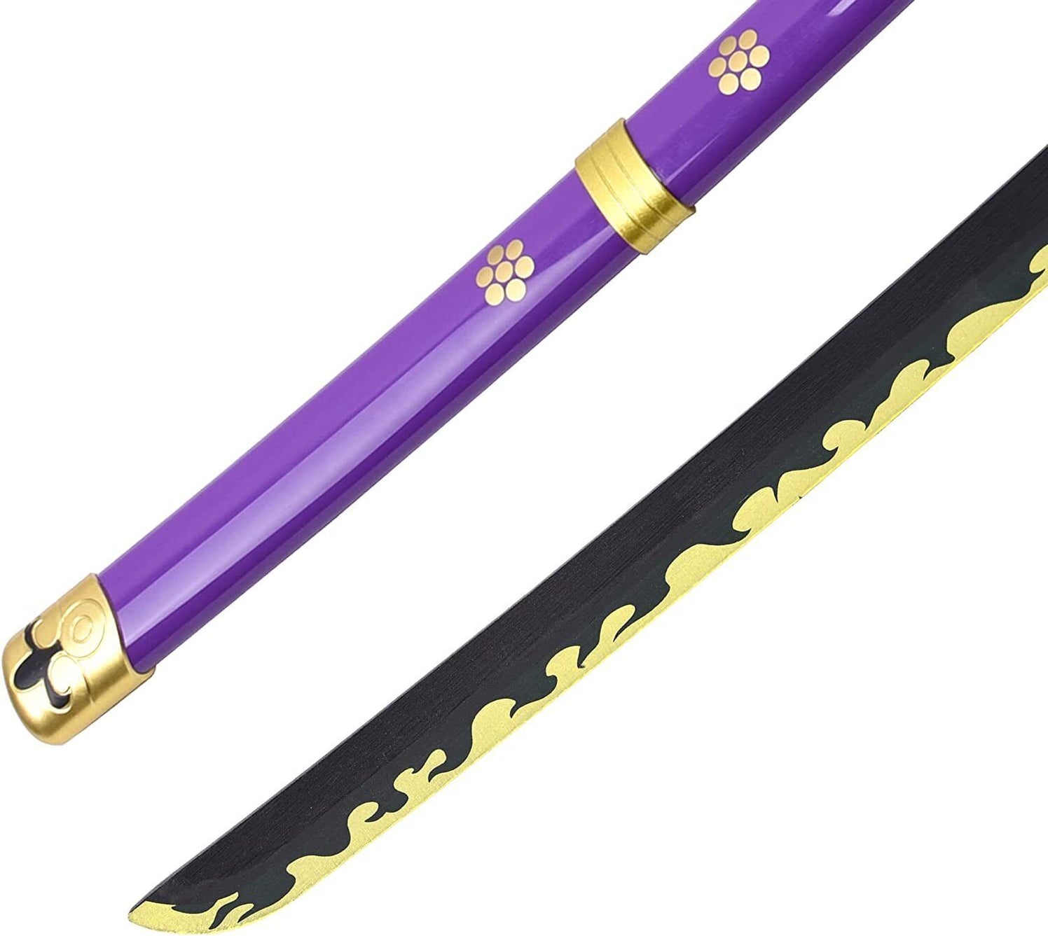 41" one piece Enma Purple Sword Wooden Bamboo Sword handmade Anime Swo ...