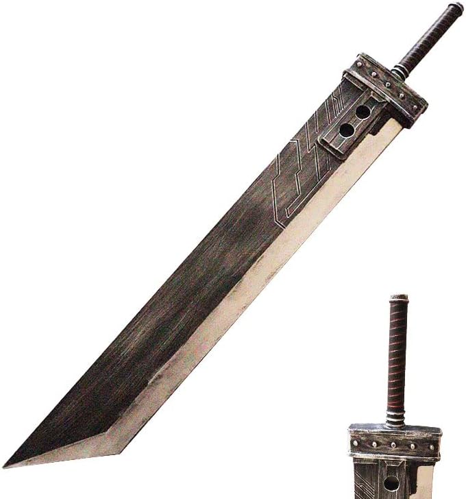 57" Final Fantasy Foam Sword, Anime Cosplay Sword, Buster Sword, PU Fo ...